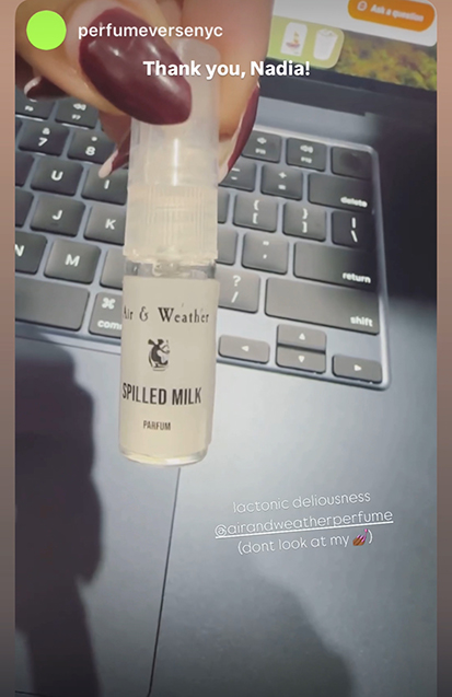 Spilled Milk: Highlighted by New York’s Perfume Scene